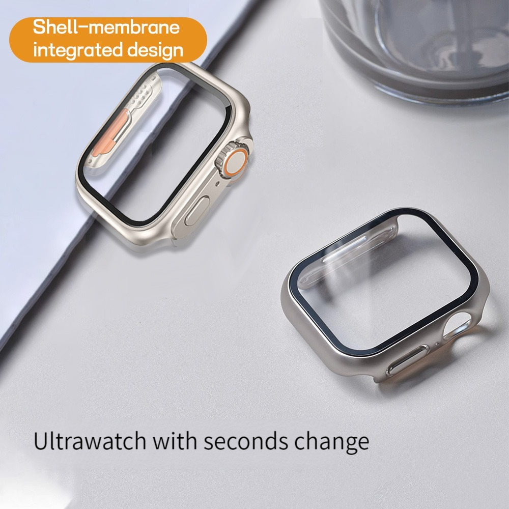 Screen Protector Cover for Apple Watch 45mm 44mm Hard PC Front Rear ...