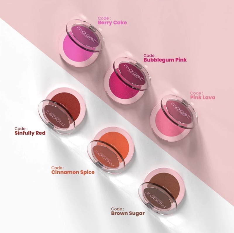 Maaez Cream Blusher | Blusher Maaez | Maaez Contour | Shopee Malaysia