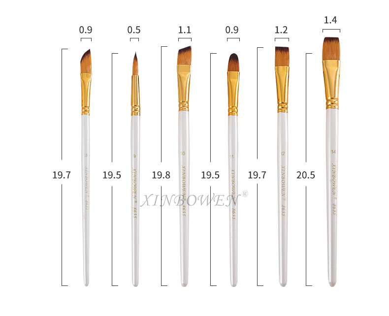 Artist Nylon Painting Brush / Berus Lukisan | Shopee Malaysia