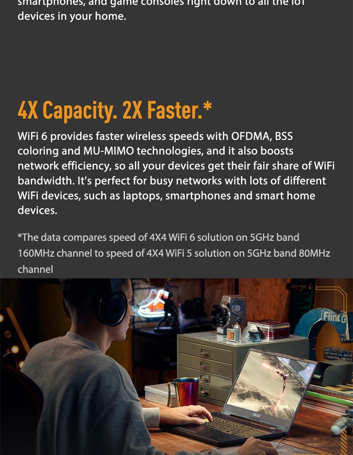 Asus TUF-AX6000/ TUF-AX4200 Dual Band WiFi 6 AiMesh AiProtection ...