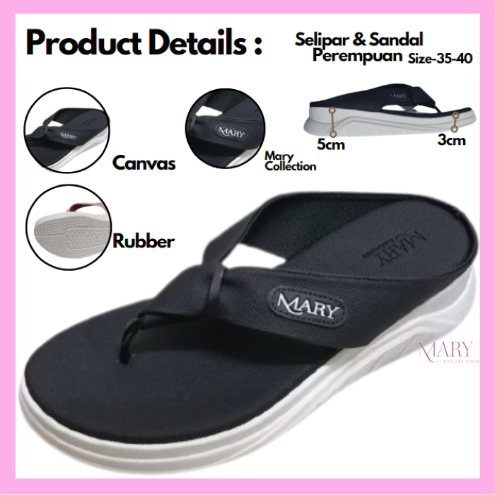 【MaryCollection】Lady Fashion Flip-Flops Lightweight Sandal/Fashion ...