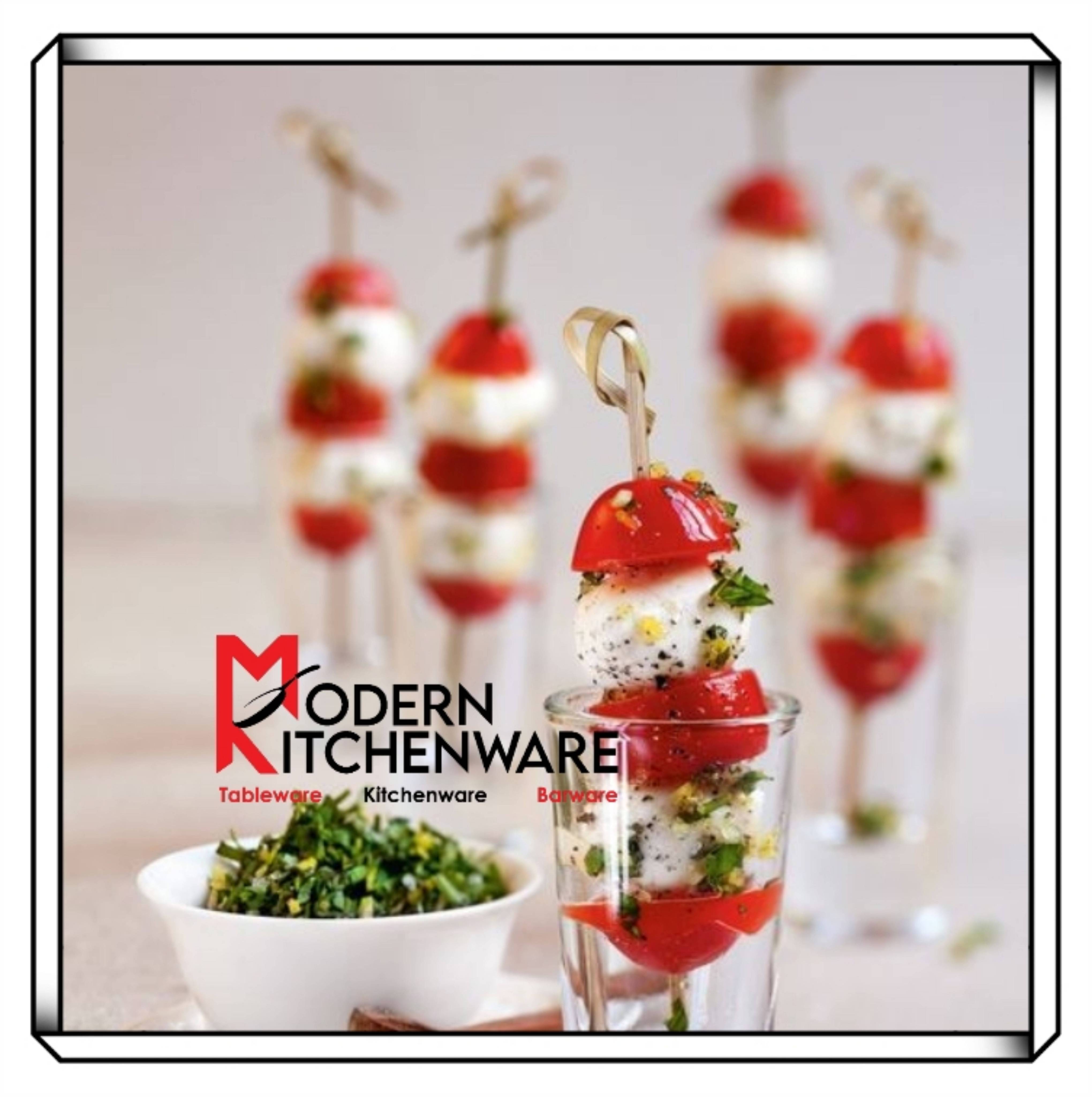 (MKitchenware)Disposable Party Bamboo Knot Pick Cocktail Knot Pick Food ...