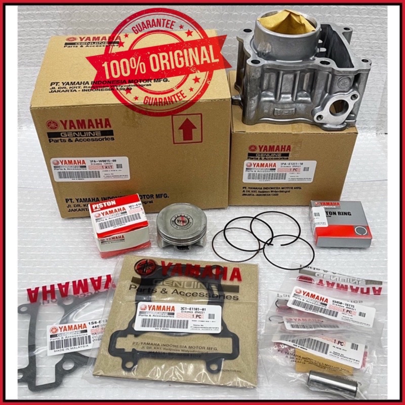 [100% ORI YAMAHA] FZ150 57mm LC135 FZ LC 57mm CERAMIC BLOCK CYLINDER BLOCK SET ORIGINAL YAMAHA ...