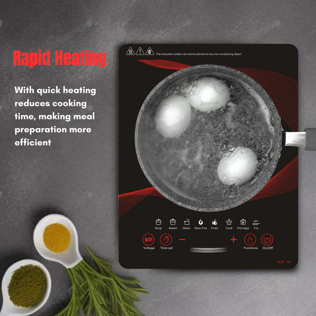 📦CLEAR STOCK📦LINK Induction Cooker 2200W Cooker Electric Soft Touch ...
