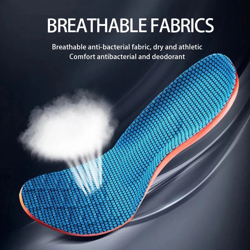 🔥1Pair Running Shape-Correcting Insole Male Arch Support Comfortable No ...