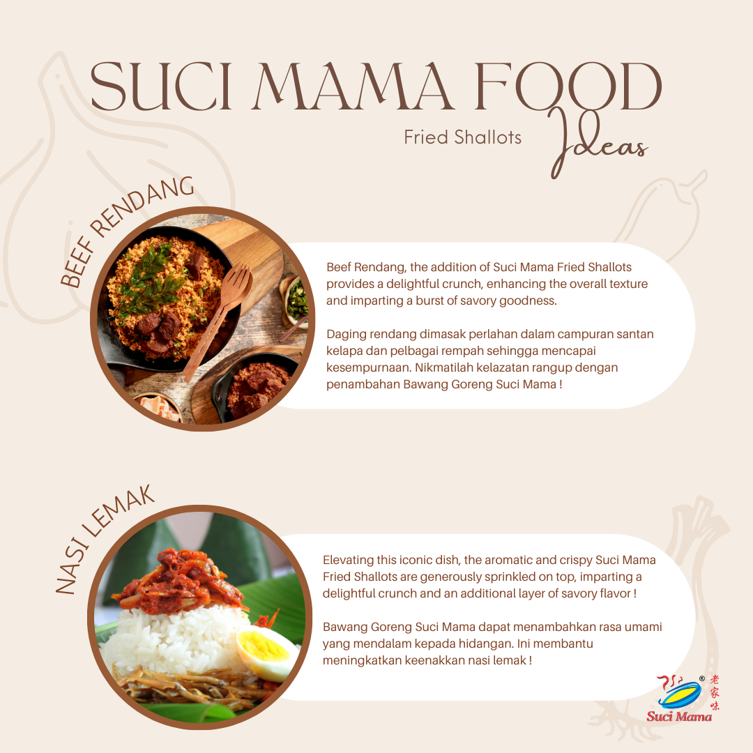 【HALAL】Suci Mama Fried Shallots | Suci Mama Bawang Goreng (200g) | Shopee Malaysia