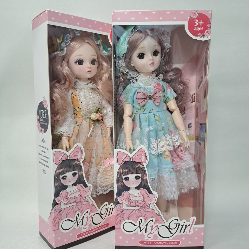 30cm Fat Doll Set 21 Joints Movable Body BJD Doll with Clothes and ...