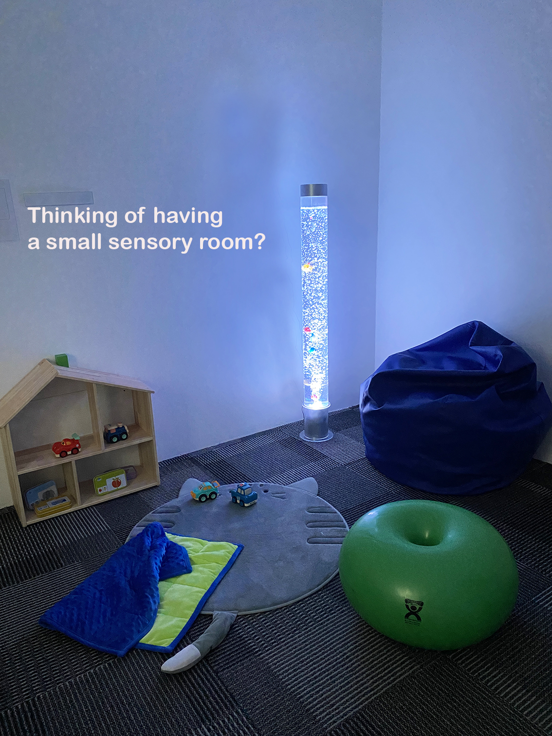 Sensory Bubble Tube 4 feet with wall bracket Multi sensory Room Sensory ...