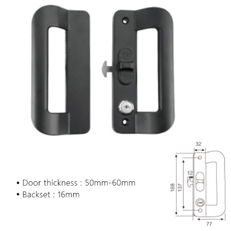 Aluminum Alloy Sliding Door Lock Handle Door Latch 798/900 Sliding ...