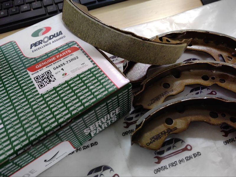 DISC BRAKE PAD FRONT & REAR BRAKE SHOES (ORIGINAL) PERODUA MYVI 1.3 05Y ...