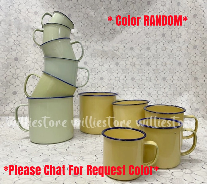 Enamel Cups Traditional Nostalgic Vintage Mug NO COVER / Enamel Mug NO ...