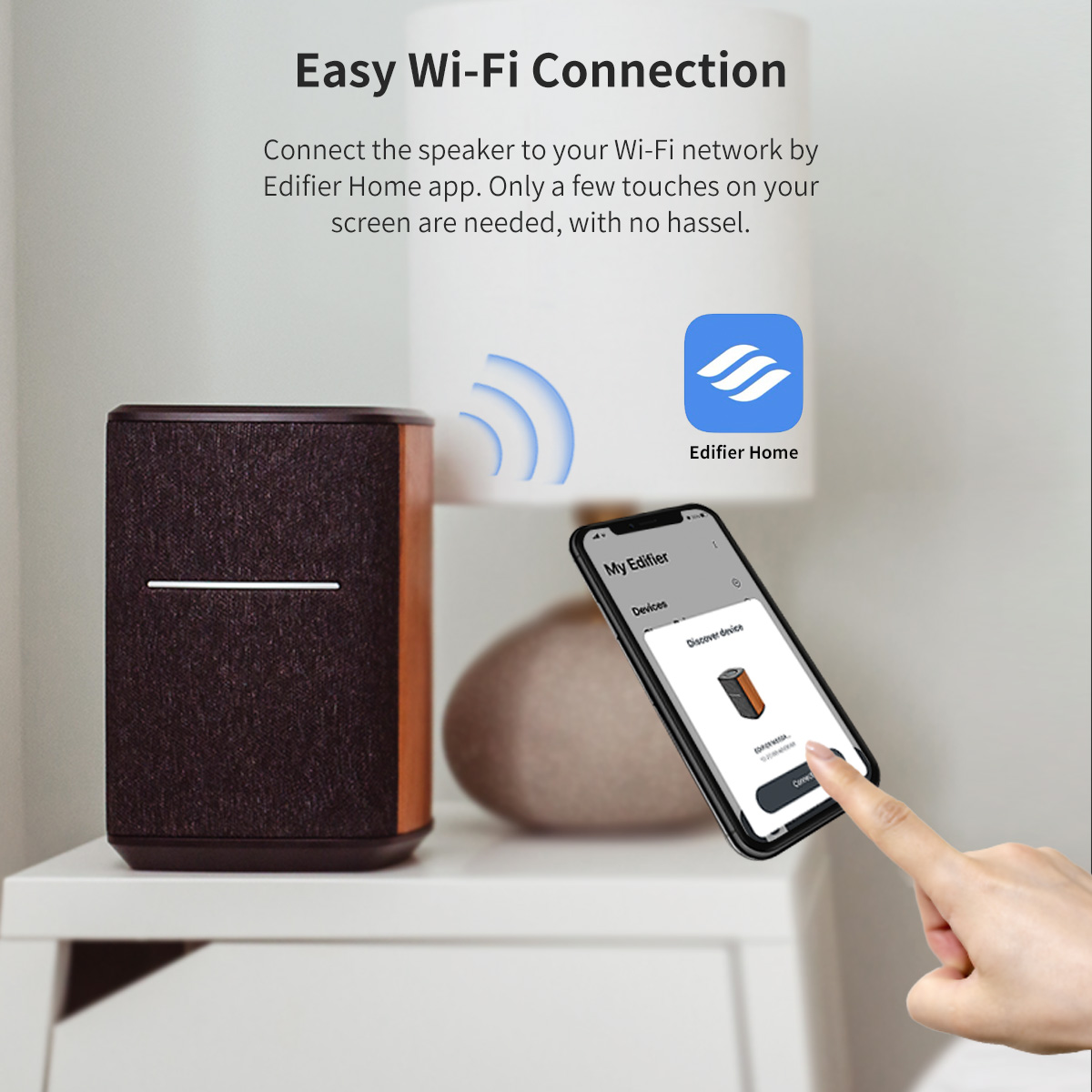 Edifier MS50A Smart WIFI Speaker - WIFIF | Bluetooth | Alexa | AirPlay ...