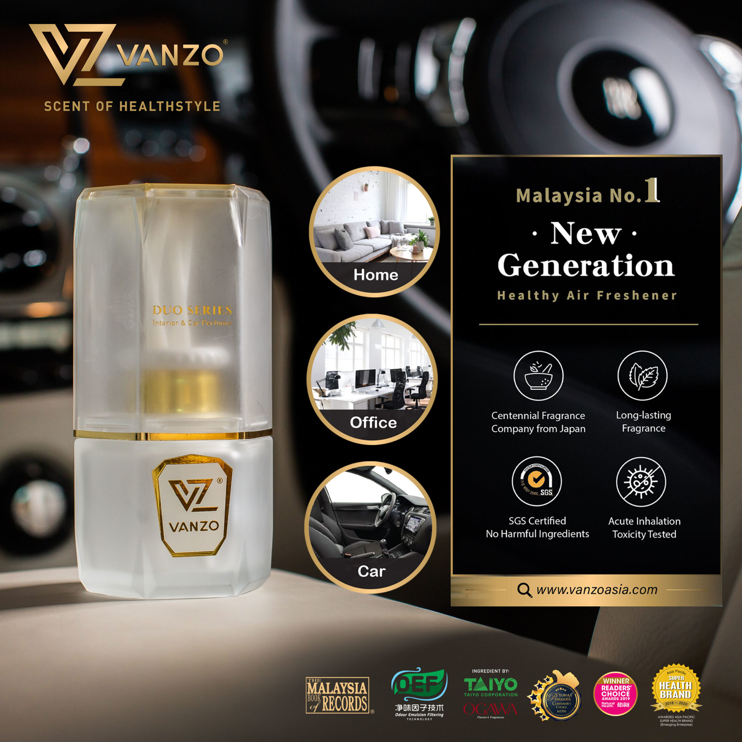Vanzo Duo Series Refill Pack 3355 Classic Blossom & 3366 English Pear ...