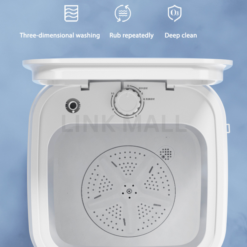 Link Mini Washing Machine 5kg/7kg Mesin Basuh Mini Washing Machine With ...
