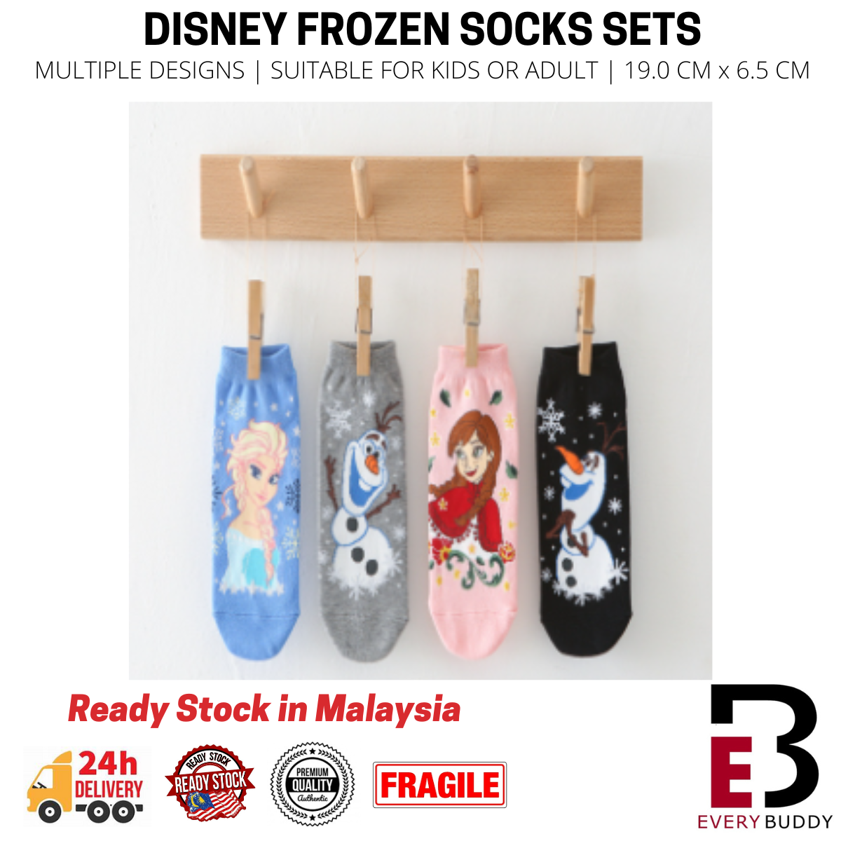 Kids Frozen Princess Cartoon Colorful Socks Princess Elsa Anna Olaf Let ...