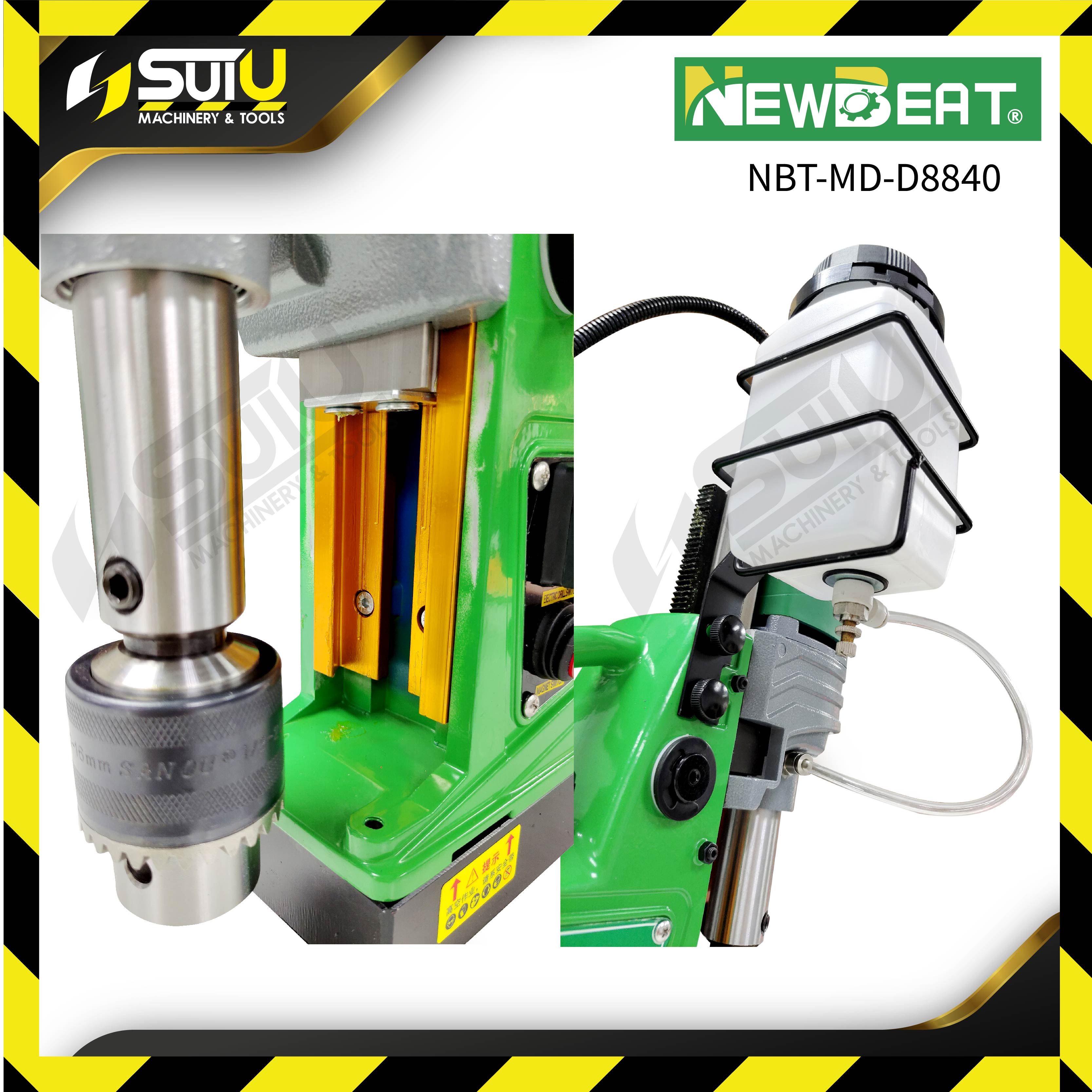 [NEW] NEWBEAT NBT-MD-D8840 Magnetic Drill Machine / Magnetic Drill ...