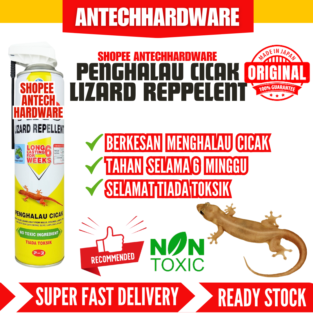 Lizard Repellent Spray Non-Toxic Semburan Halau Cicak Repel Lizards ...