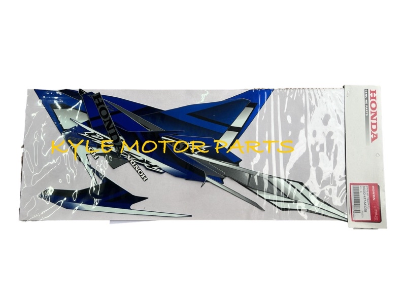 DASH125 V2 BODY STICKER SET BLUE ORIGINAL HONDA 100% | Shopee Malaysia