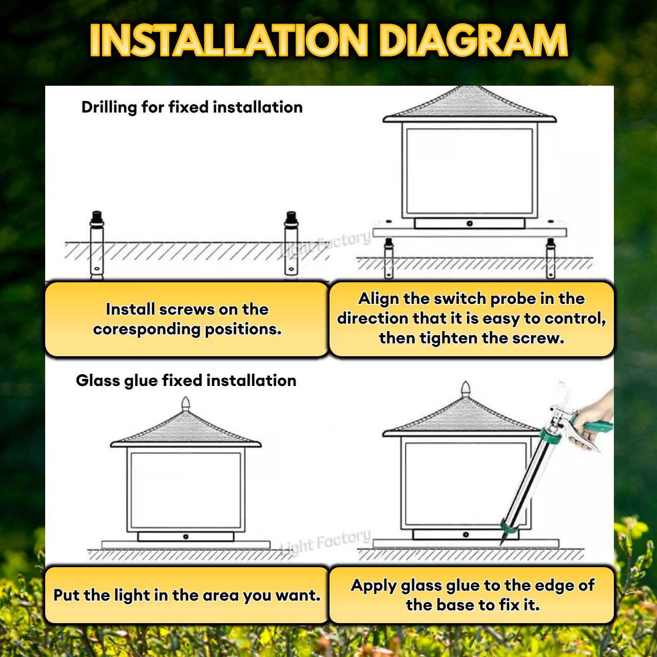 Outdoor Gate Light Modern Outdoor Gate Lamp Weatherproof Outdoor Pillar ...