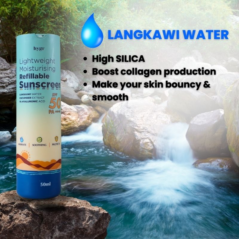 hygr Lightweight Moisturising Refillable Sunscreen | Shopee Malaysia