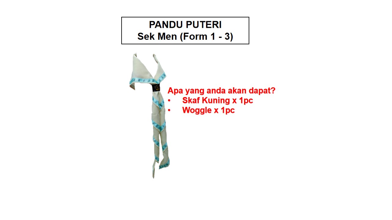 SKAF TUNAS PANDU RENJER PUTERI & WOGGLE (1 SET) PERSATUAN PANDU PUTERI ...