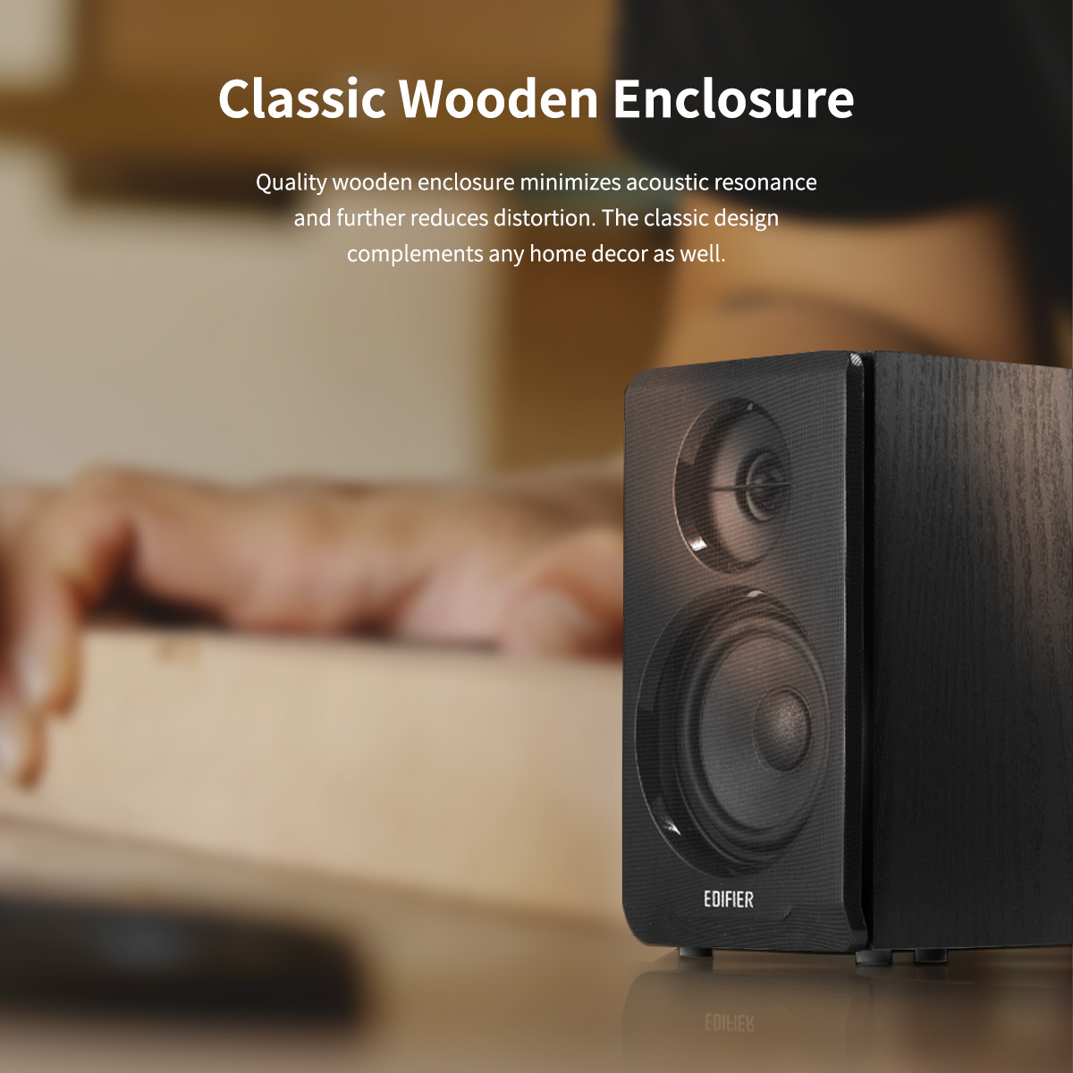 Edifier R33BT Bookshelf Speaker - Bluetooth V5.0 | 3.5" Mid Bass Driver ...