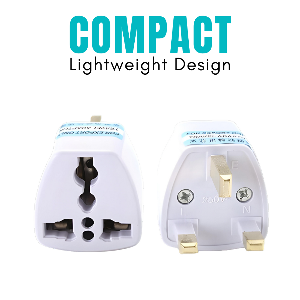 Penyesuai Soket Antarabangsa 3 Pin Adapter Universal Travel Plug ...
