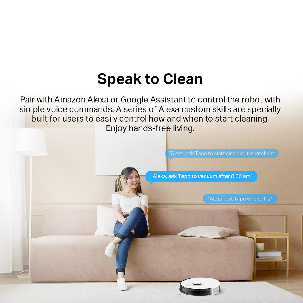 TP-Link Tapo RV30C Mop Plus & RV30C Mop Robot Vacuum & Mop Combo LiDAR ...