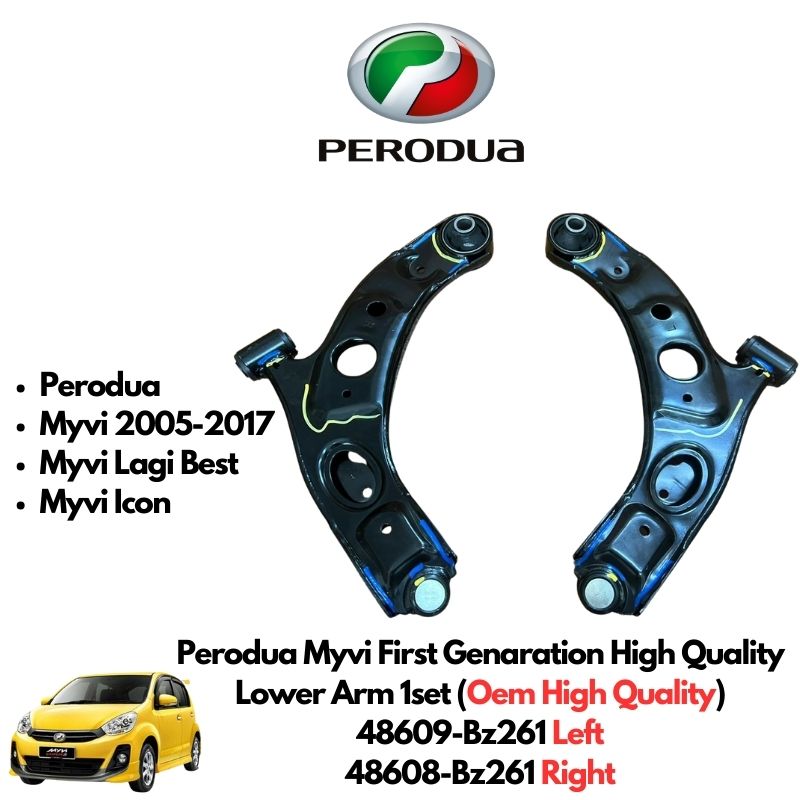 Perodua Myvi First Genaration High Quality Lower Arm 1set (Oem High ...