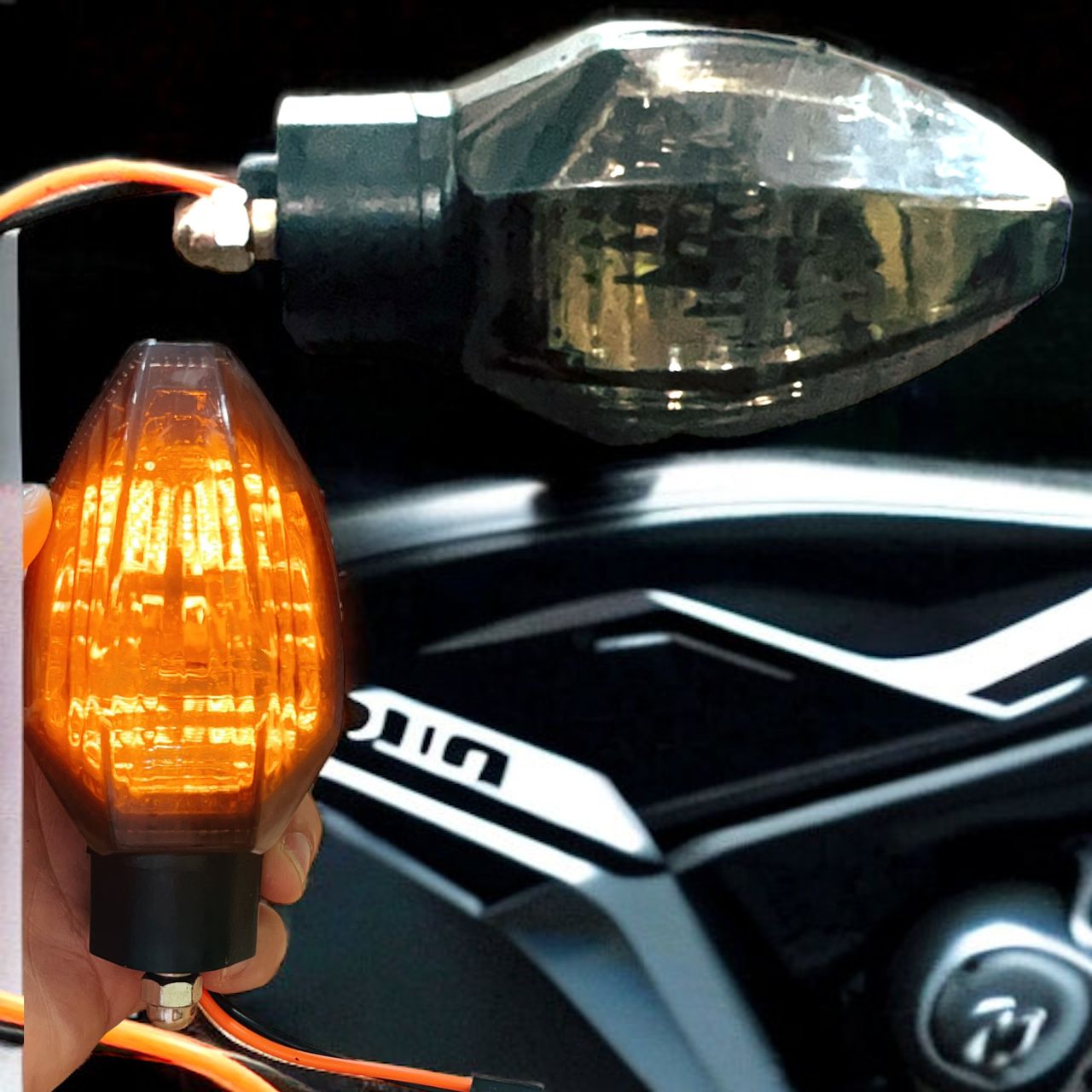 Signal LED Running Mode + Flash Mode, lampu Belakang Led RS150 W110 ...