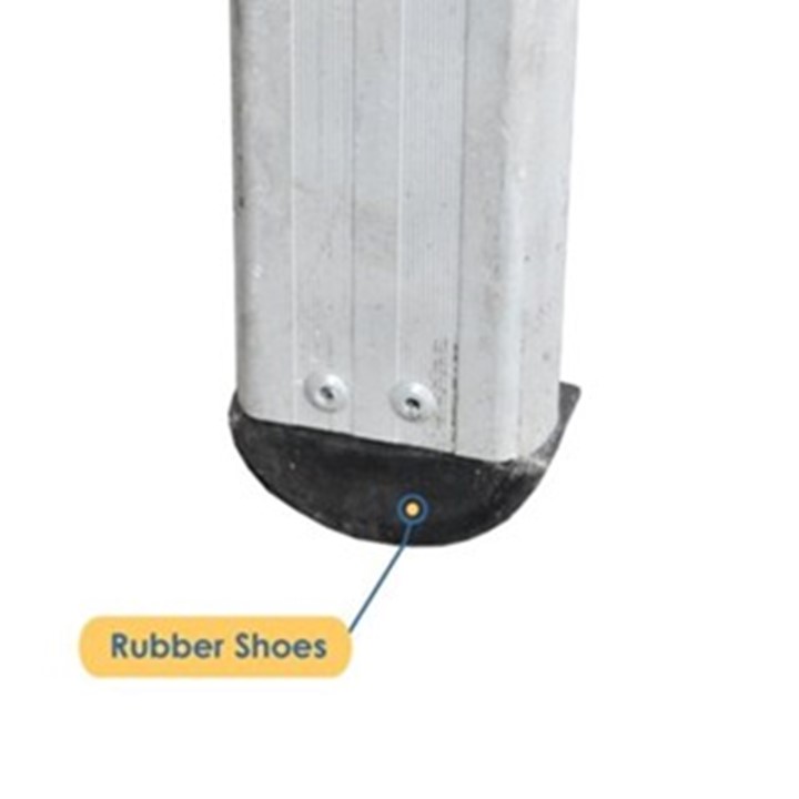 STRONGMAN ALUMINUM SINGLE/DOUBLE POLE LADDER HOME CONSTRUCTION USE ...