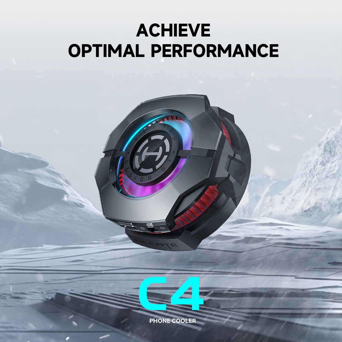 Edifier Hecate C4 Phone Cooler - 7 Blade Mute Fan Design | Custom TEC ...