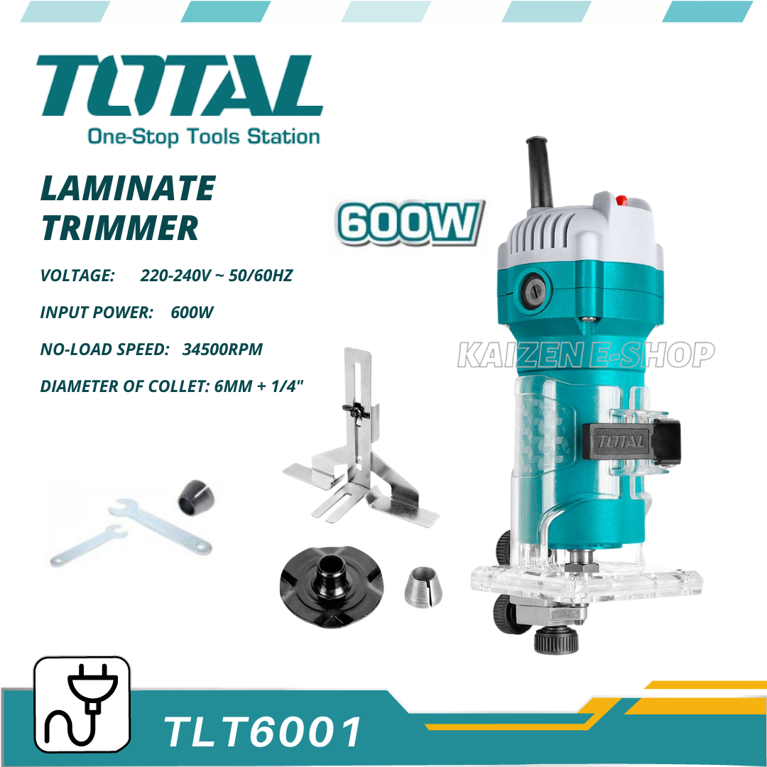 TOTAL TLT6001 LAMINATE TRIMMER 600W ( REPLACEMENT model : TLT5001 ...