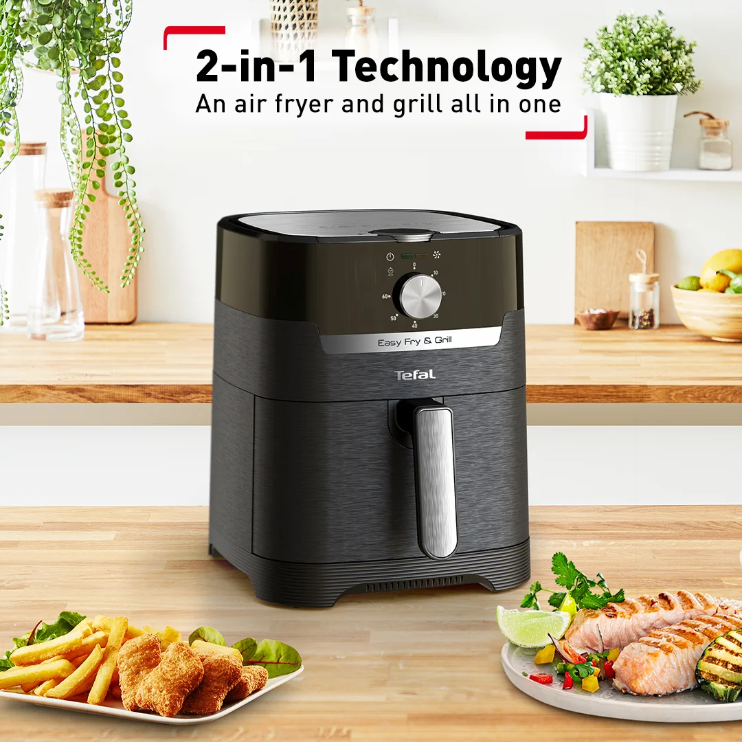 Tefal Ultra Fry Healthy Air Fryer 4.2L | EY111B40 EY111B Grill Toast Pizza 空氣炸鍋 Penggoreng Udara ...