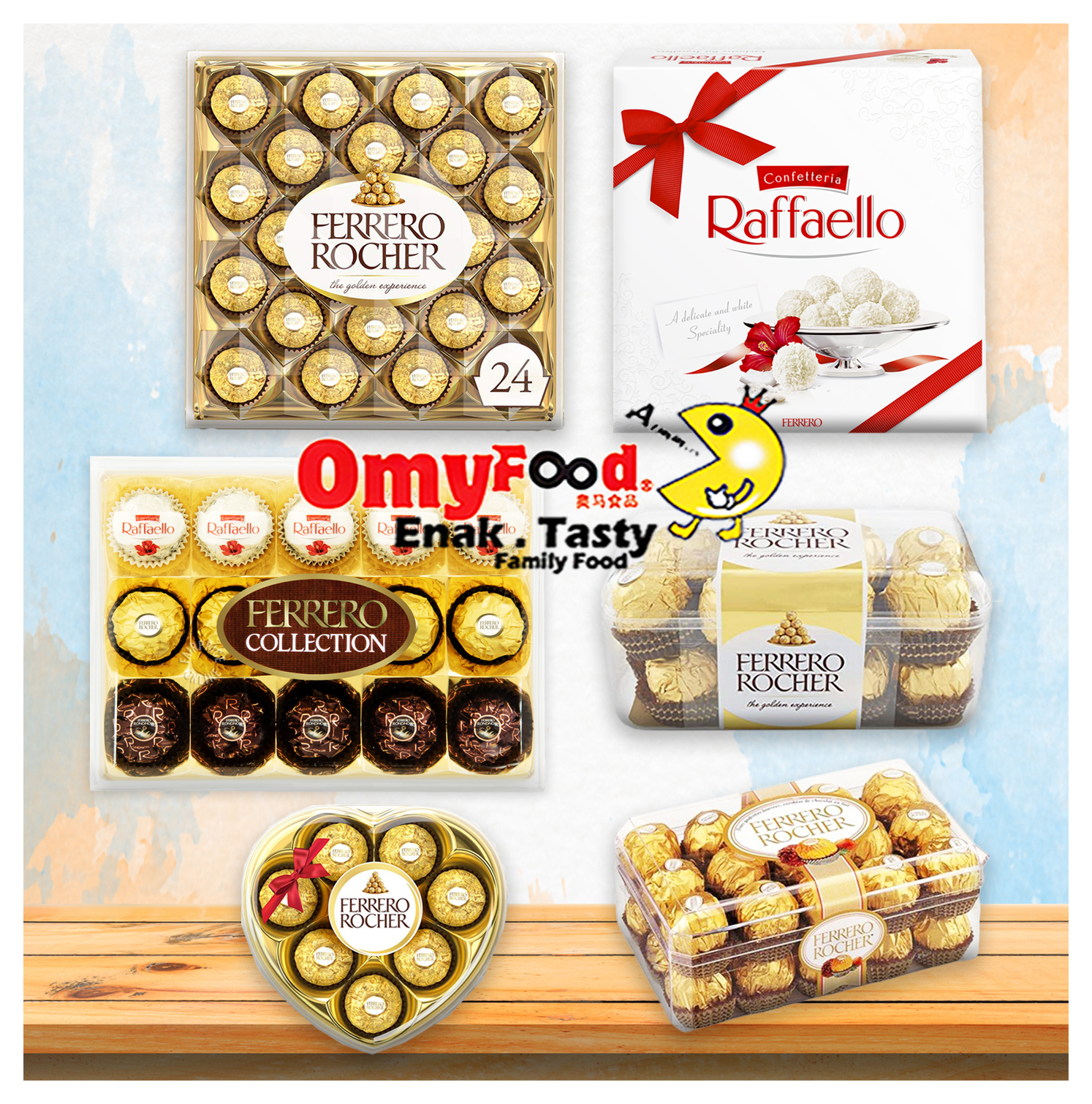 200g T16 / 100g T8 / 375g T30 / 300g T24 / 240g T23 Ferrero Rocher ...