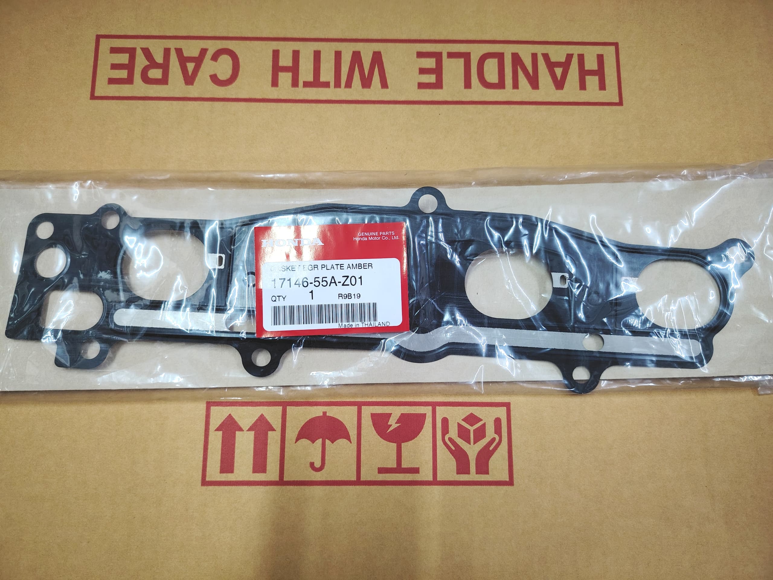 17146-55A-Z01 Ori Intake Manifold GASKET , EGR PLATE Honda City T9A GM6 ...