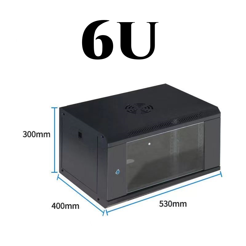Wall Hanging Network Cabinet Glass door network router enclosure ...