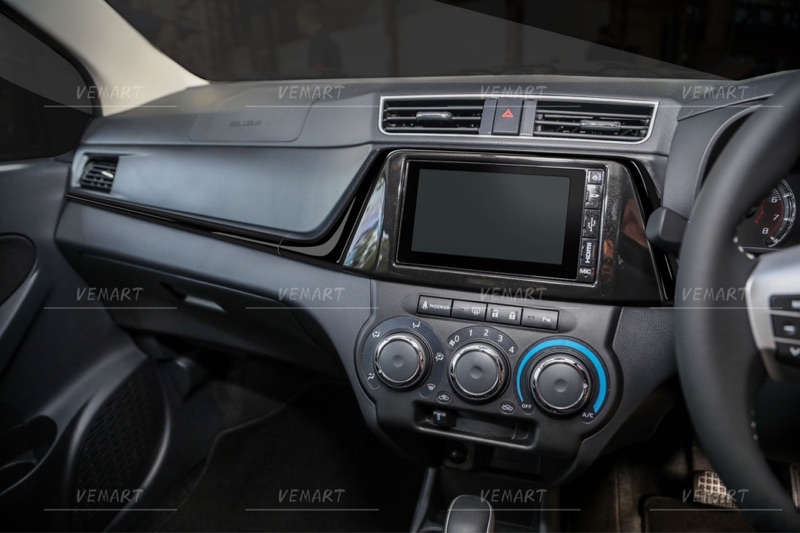 Vemart Perodua bezza 2019-2022 dashboard frame cover accessories carbon ...