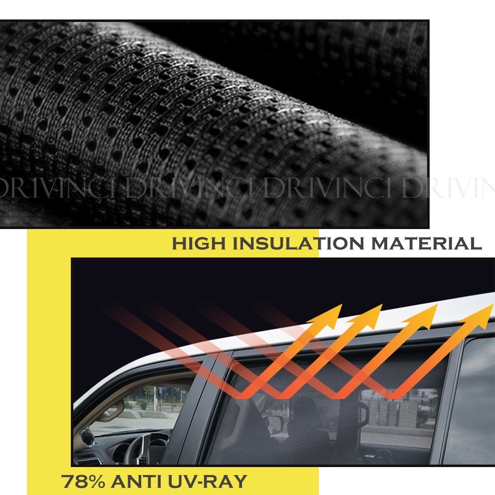 Magnetic Sunshade Veloz Cross Vios Altis Unser Avanza Fortuner Yaris ...