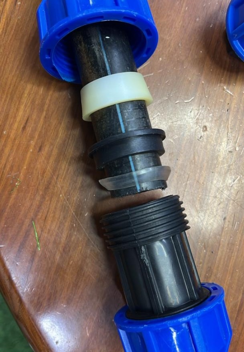 PA New Material HDPE 20mm 25mm 32mm Poly Fitting Poly Pipe Connector ...