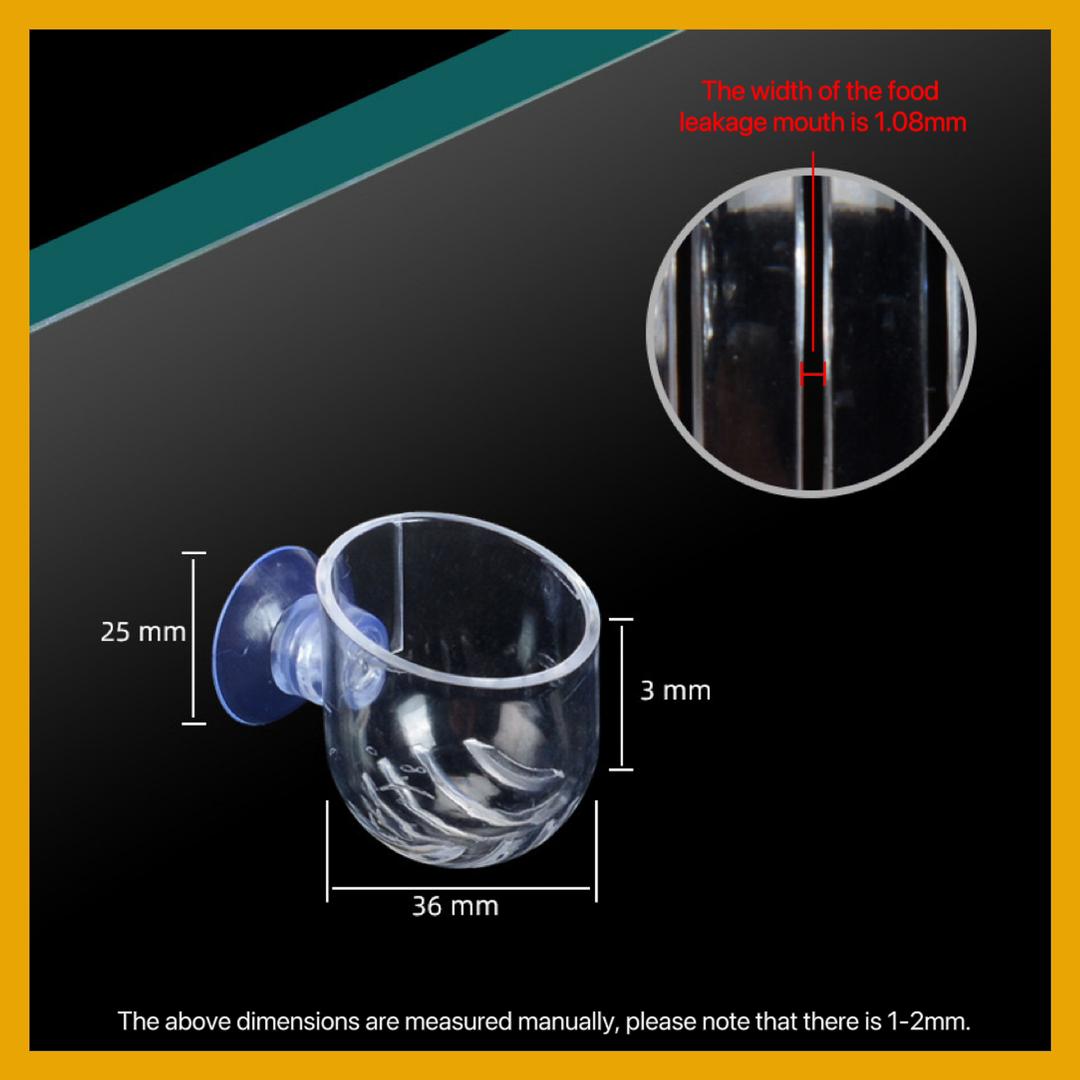 Aquarium Bloodworm Acrylic Feeder Feeding Cup Holder红虫喂食器(REDAY STOCK ...