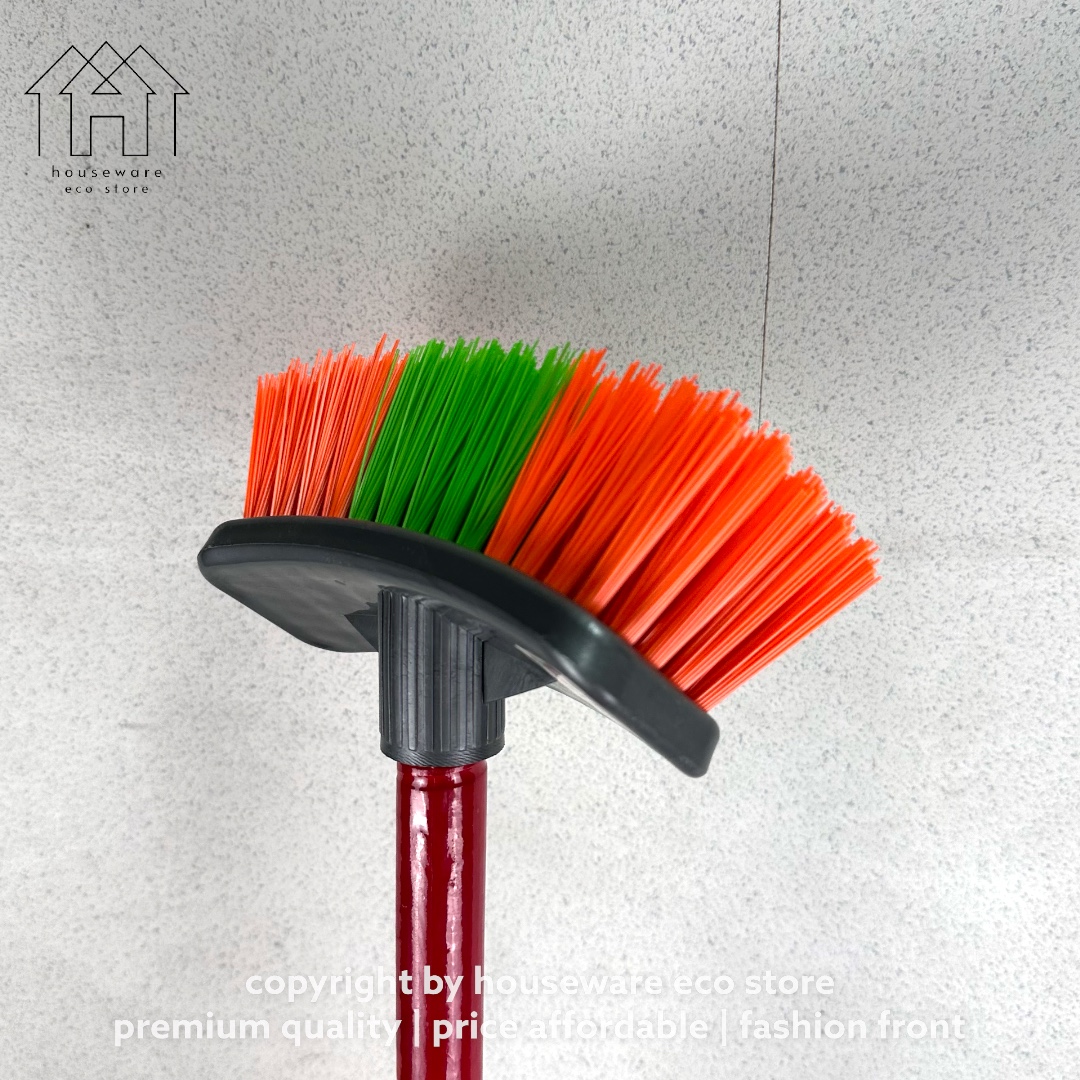 14.5cm Hard Nylon Broom With Handle / Penyapu Longkang / Plastic Brooms ...