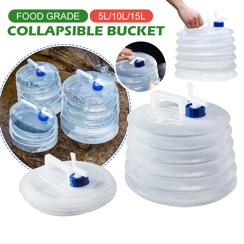 5L-15L Collapsible Outdoor Water Container Collapsible Water Bag ...