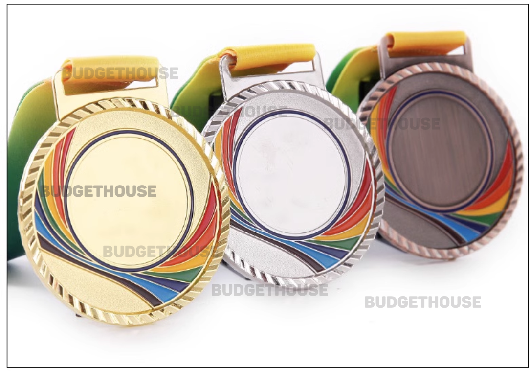 Metal Medal ,Premium Medal,Rainbow Medal (Free Design,Both Side Sticker ...