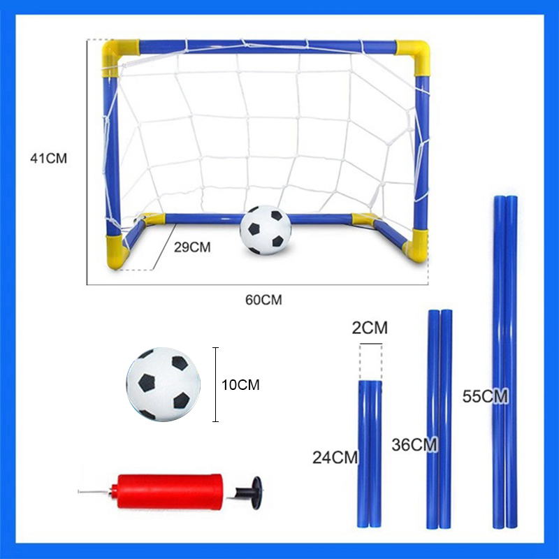 Mini Football Soccer Goal Post Net Set Kids Football Goal Bola Sepak ...