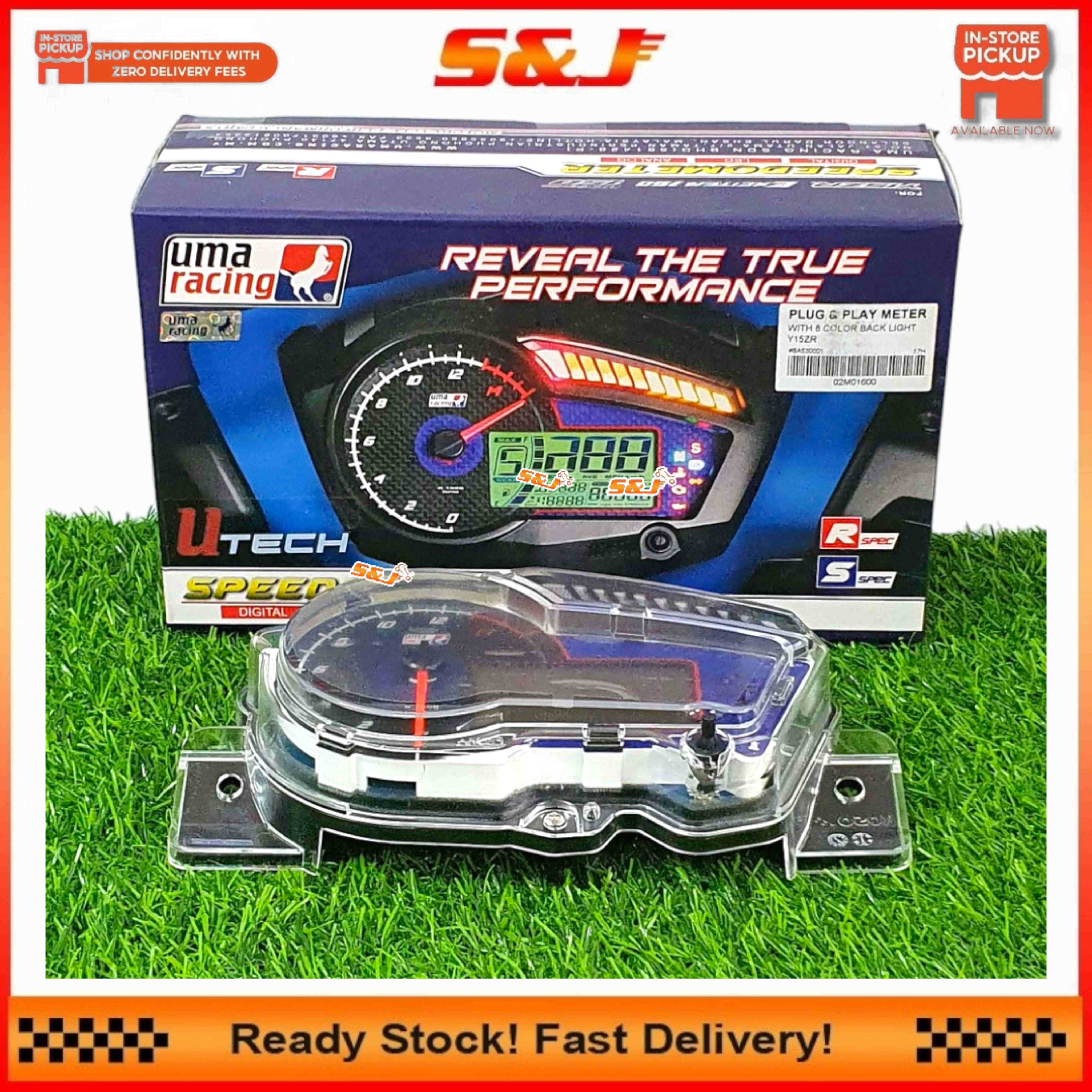 UMA RACING LC135 V1 LC5S V2 V3 V4 V5 V6 V7 Y5 Y15ZR V1 EX5 DREAM DIGITAL METER ASSY UTECH ...