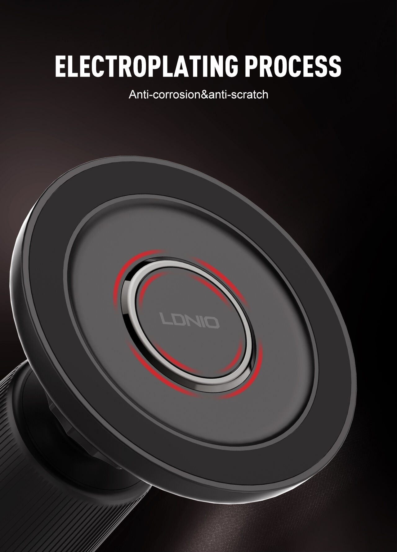 LDNIO Magnetic Car Holder MA22 Strong Magnet Suction Air vent Phone ...