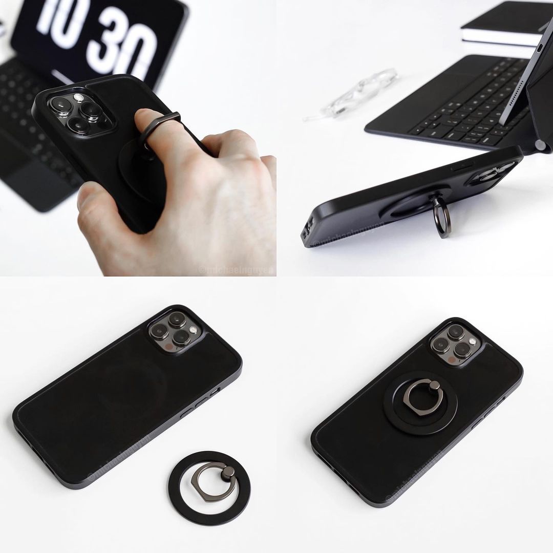 CHARBY Orbit Ring Holder - Magnetic 360° Adjustable Aluminium Phone ...