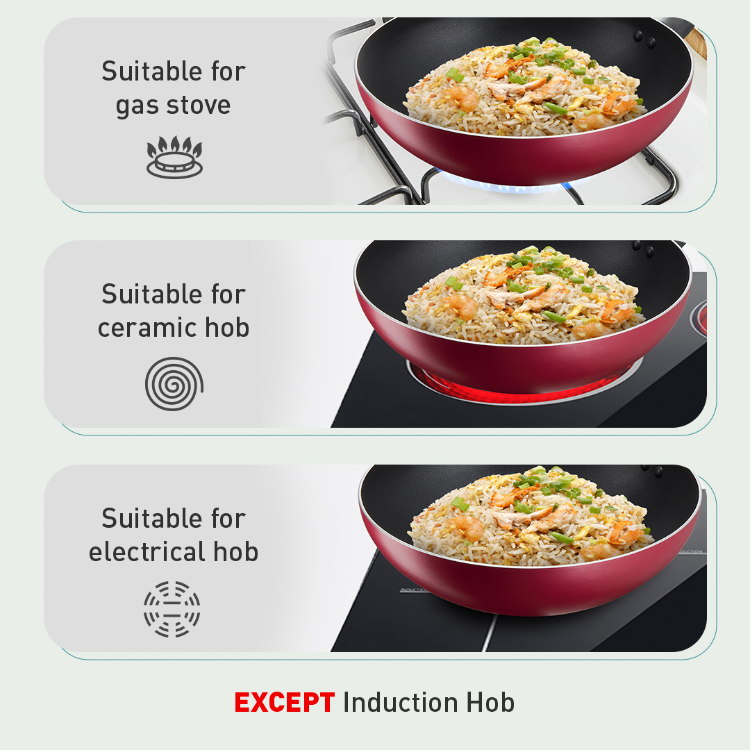 [Shopee Exclusive] Tefal Supercook 9pcs set (Frypan 24cm, Wokpan 28cm ...