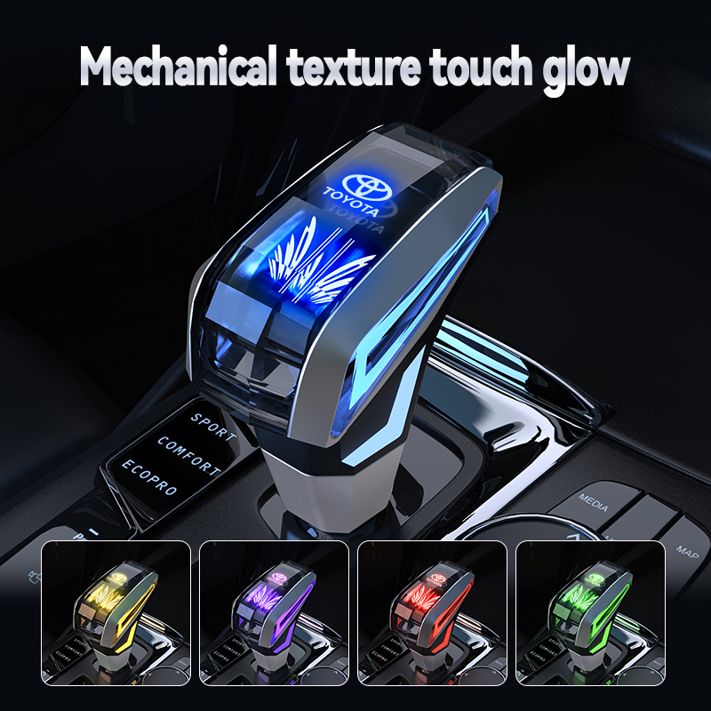 Car crystal gear knob new led rainbow multicolor diamond gear Toyota ...
